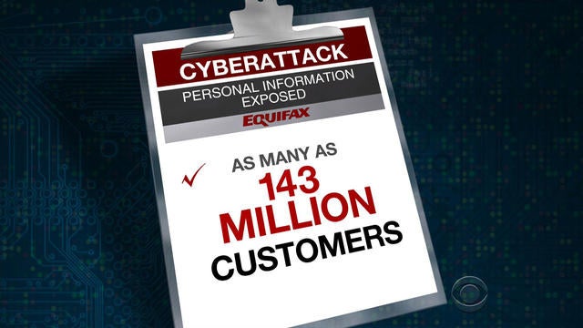 Equifax breach exposed data for 143 million consumers - CBS News