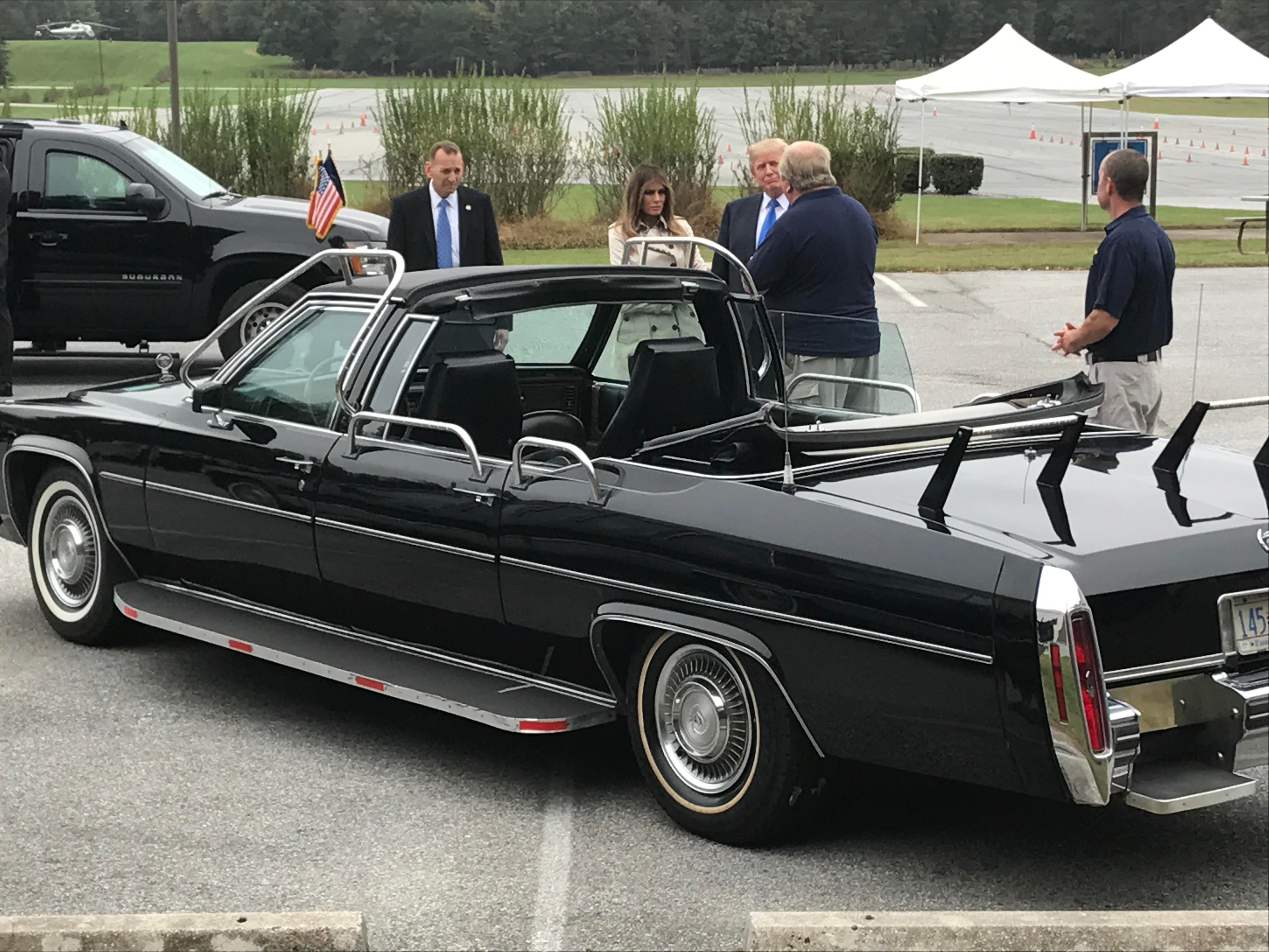Trump views demonstration of Secret Service protective techniques - CBS ...