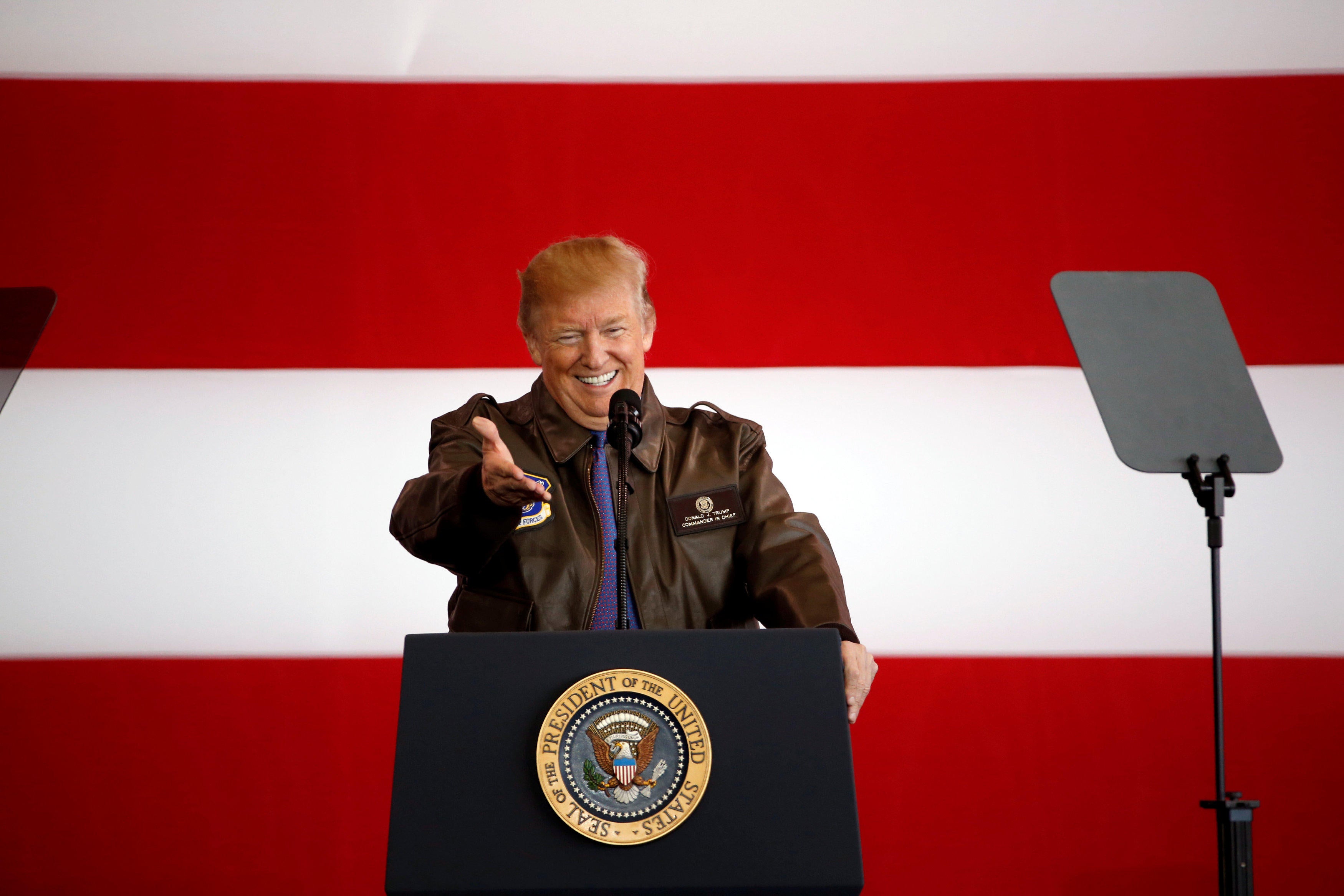 Trump arrives in Japan, speaks at military event - CBS News