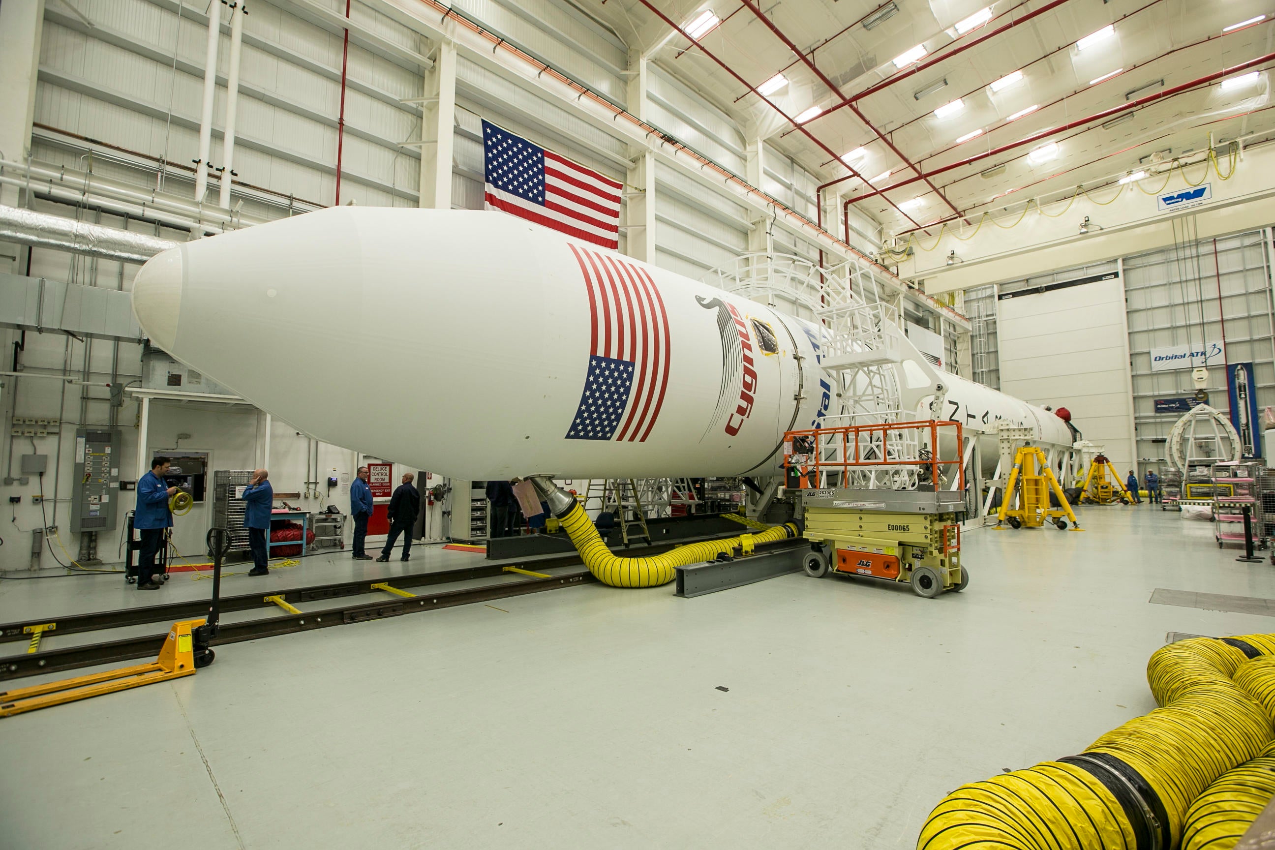 Space station cargo ship prepped for flight - CBS News