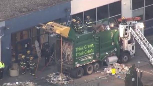 Philadelphia prisoner freed from trash truck after hiding in dumpster ...