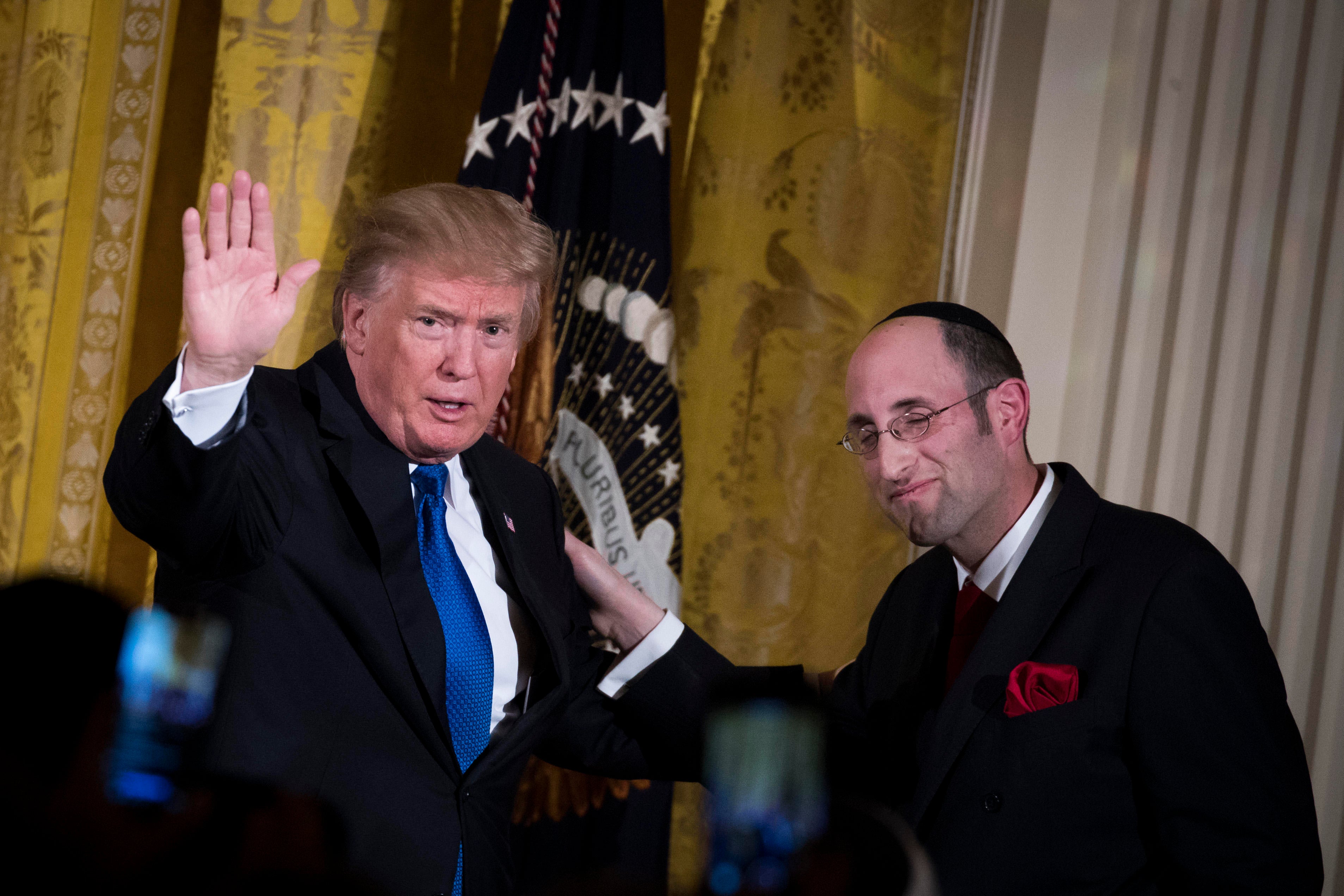 Trump hosts Hanukkah reception at White House - CBS News