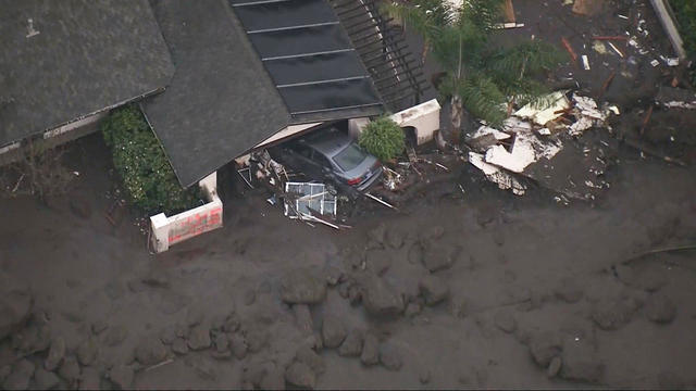 California mudslide response turns from rescue to recovery - CBS News