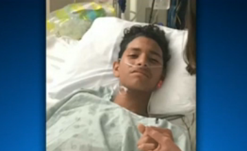 Parkland shooting survivor, out of hospital, speaks out - CBS News