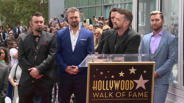 *NSYNC jokes "It's gonna be May" at Hollywood Walk of Fame induction ...