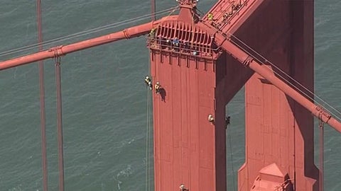 Engineers are taking the most detailed look at the Golden Gate Bridge ...
