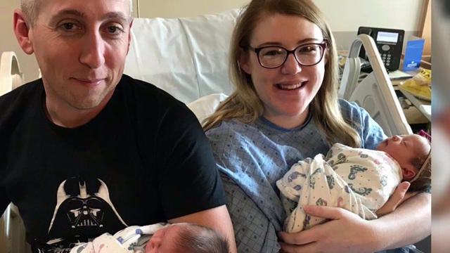 Twins born on May the 4th named after "Star Wars" characters - CBS News