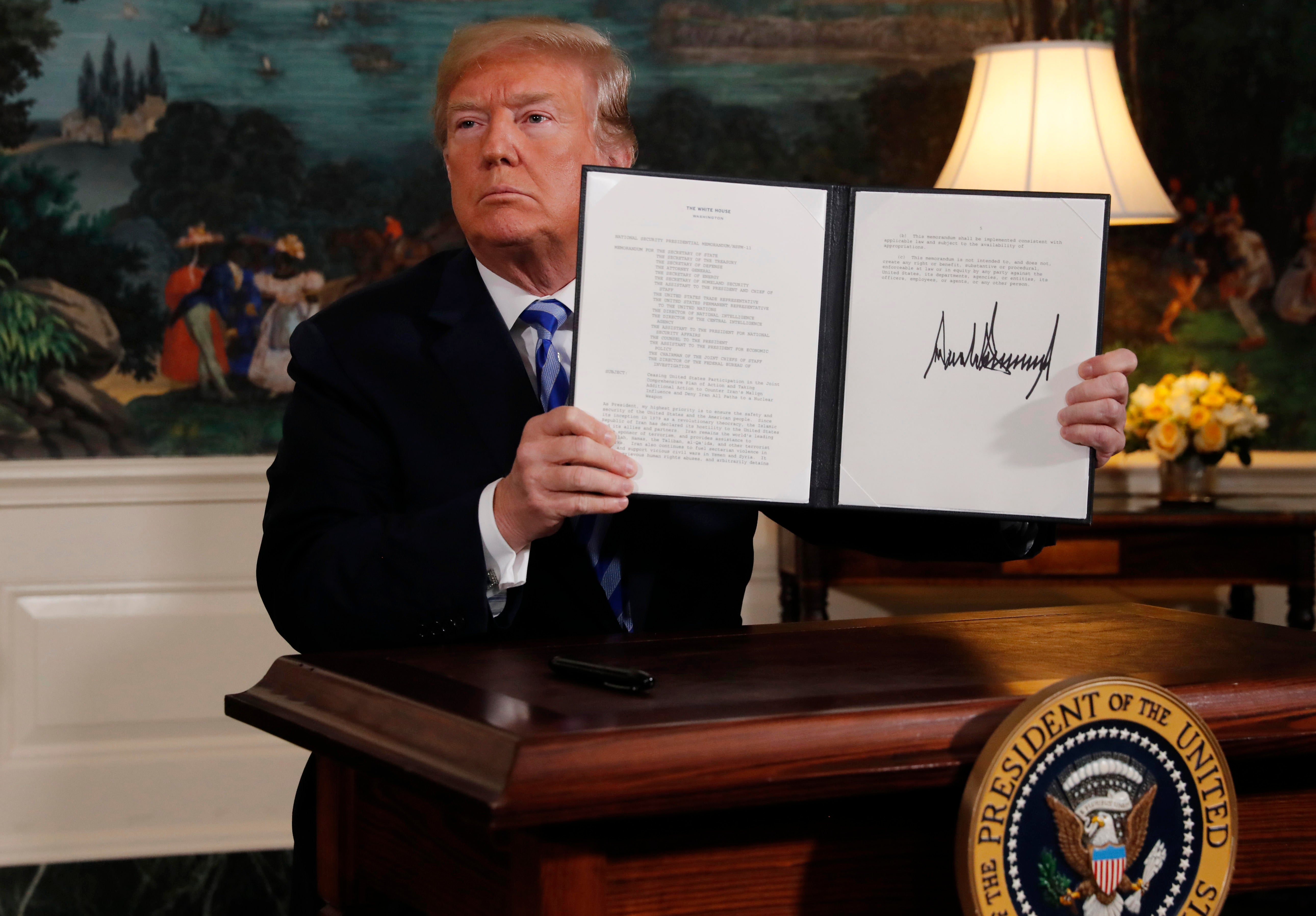 Trump Withdraws From Iran Deal Whats Next Cbs News