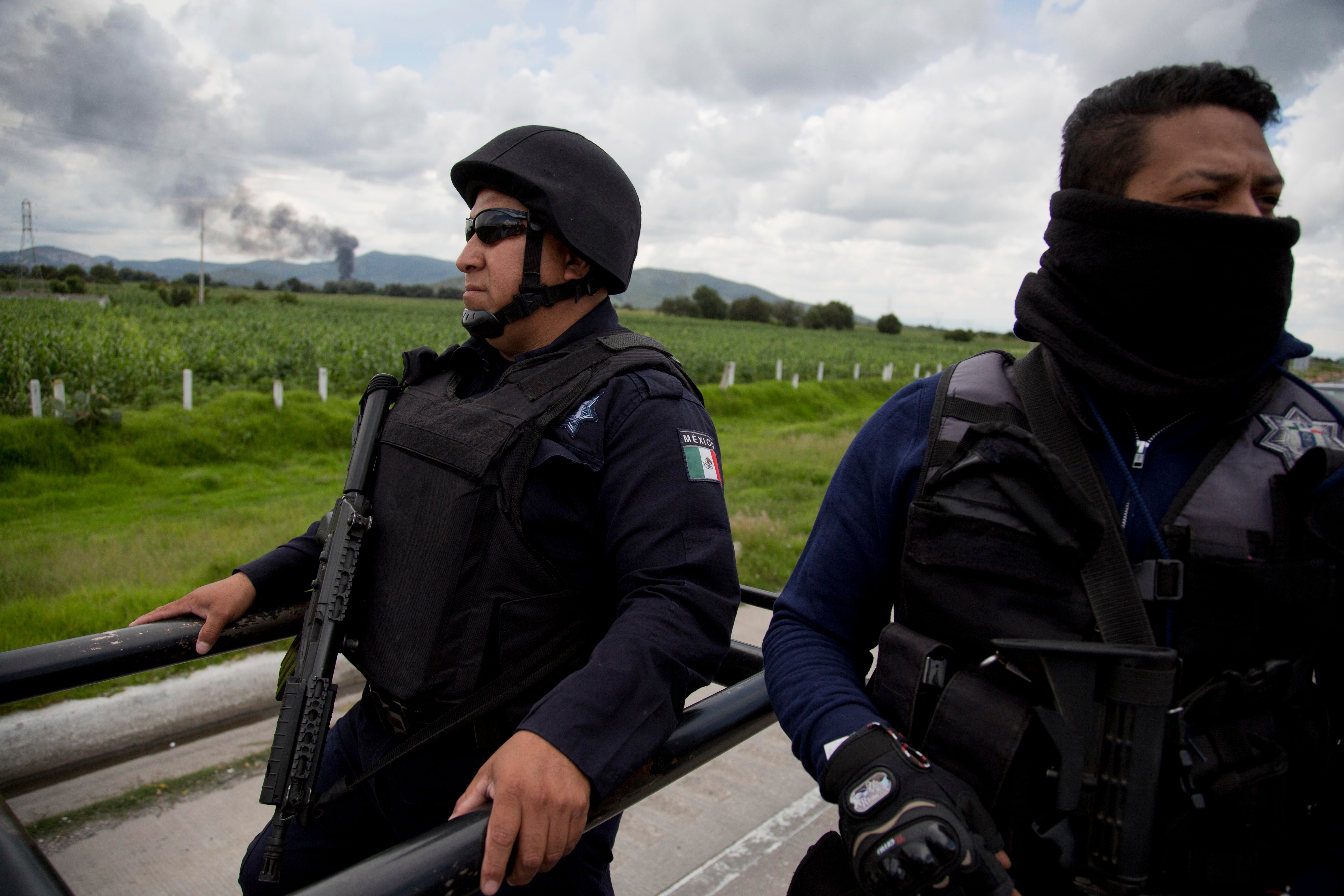 Mexico police in Puebla arrest gang suspect who had tiger "guarding ...