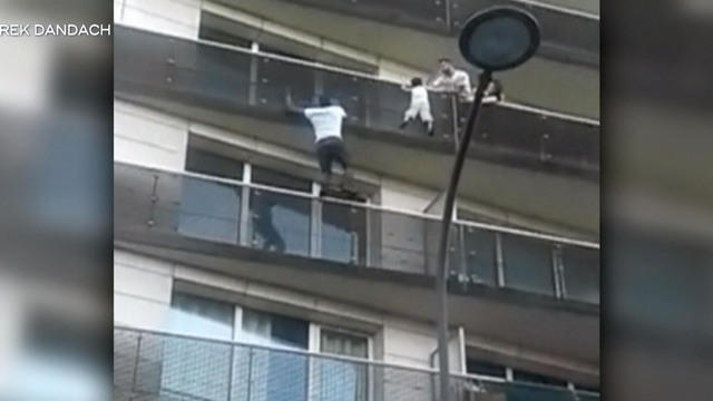 Paris toddler rescued from balcony by Malian migrant Mamoudou Gassama ...