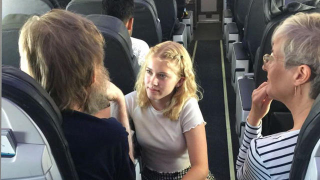 Teen's random act of kindness for blind and deaf man on airplane goes ...
