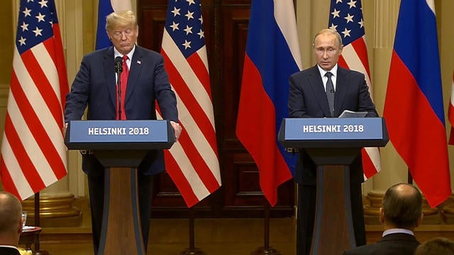 Washington reacts to Trump-Putin press conference with dismay - CBS News