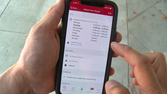 Yelp adds health-inspection and hygiene reports for restaurants - CBS News