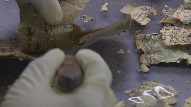 How the Mutilated Currency Division rescues destroyed cash - CBS News