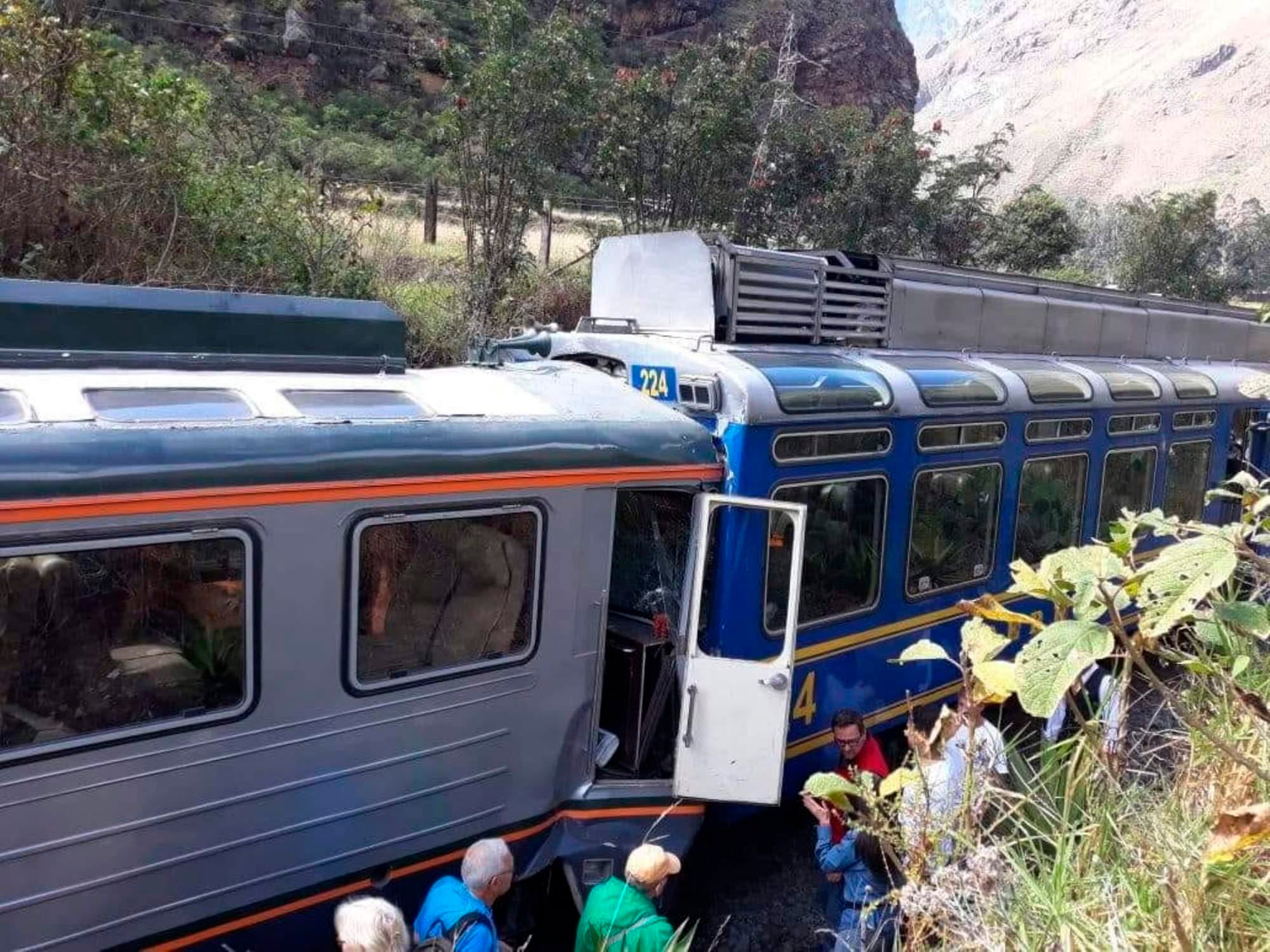 2 trains crash near the ancient Incan citadel of Machu Picchu - CBS News