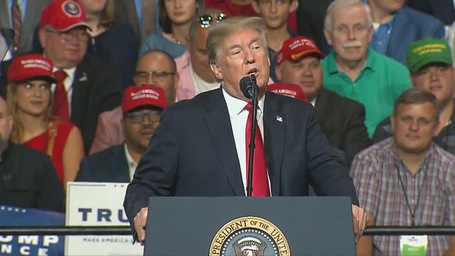 Trump rally in Florida State Fairgrounds in Tampa: "Time has come for ...