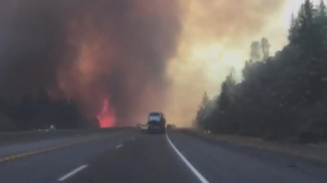 Delta Fire: Dramatic tales after roaring wildfire closes major Calif ...