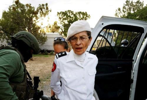 Paramilitary sect leader Deborah Green of Aggressive Christianity ...