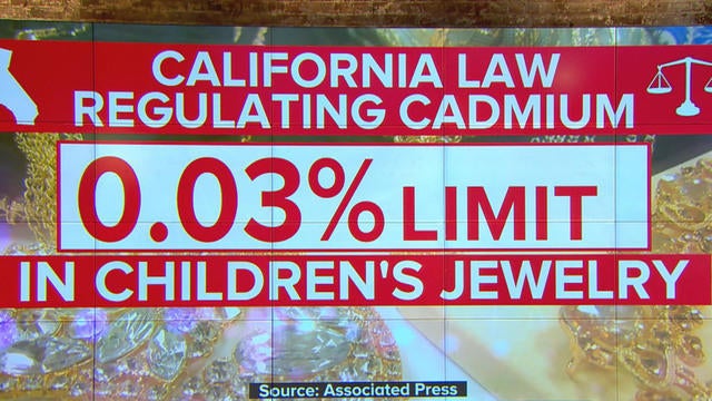 Toxic metal cadmium found in chain stores' jewelry for adults - CBS News
