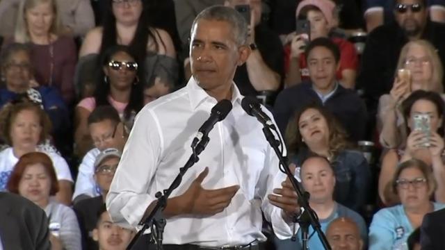 Obama rally today: Former President Barack Obama campaigns for ...