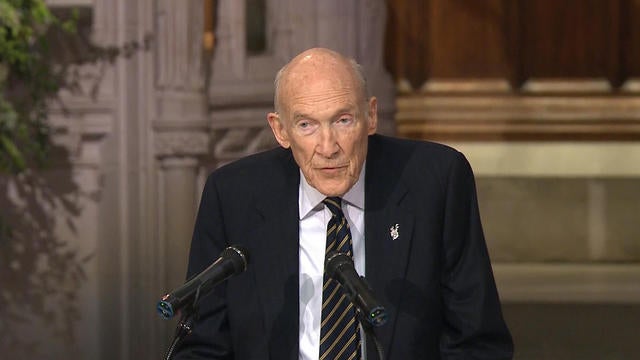 Transcript: Former Sen. Alan Simpson's eulogy for former President ...