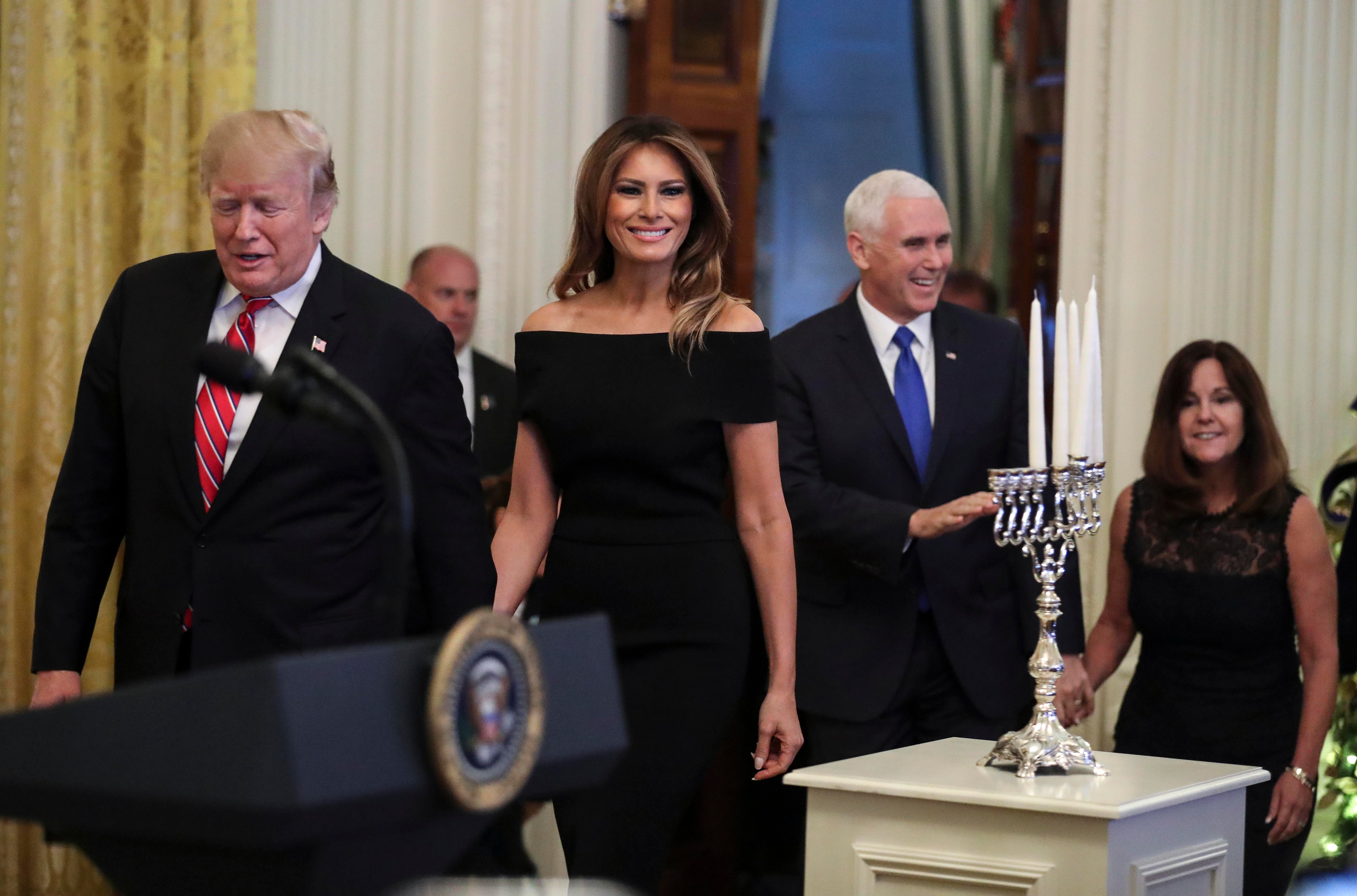 Trump celebrates Hanukkah at the White House - CBS News