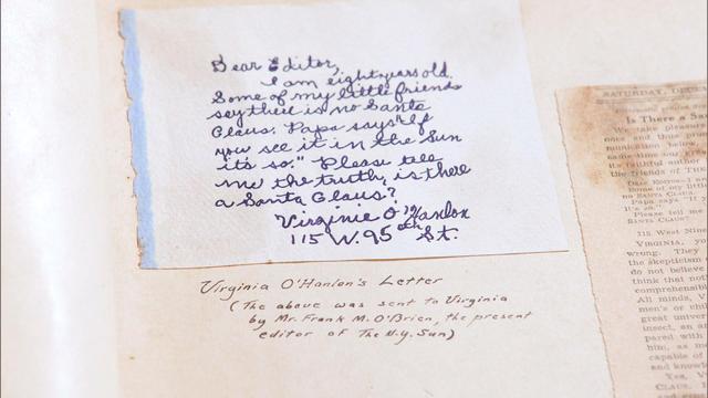 "Yes, Virginia": The story behind the letter about Santa Claus - CBS News