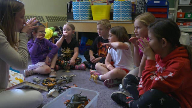 Elementary school students are learning sign language to support their ...
