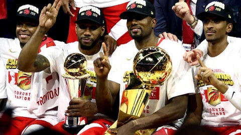 NBA Finals 2019: Toronto Raptors win first NBA title with 114-110 ...