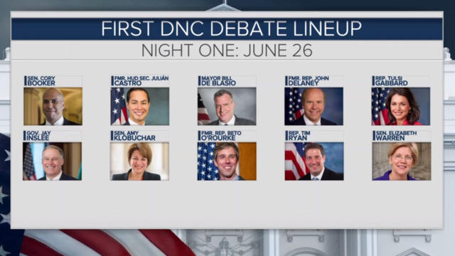 How the candidates in the first Democratic presidential debates will be ...