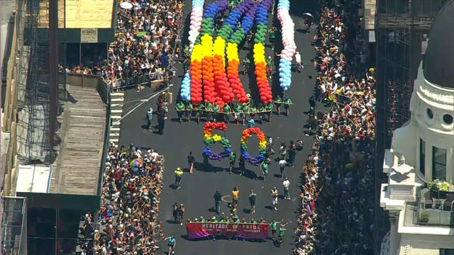 LGBTQ pride parade: Millions celebrate 5 decades of pride with massive ...