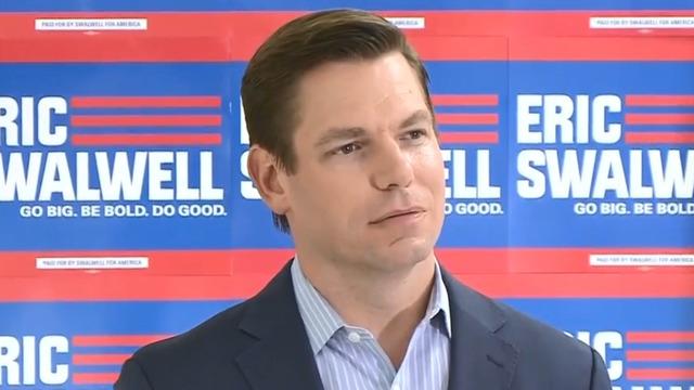 Democrat Eric Swalwell drops out of presidential race - CBS News
