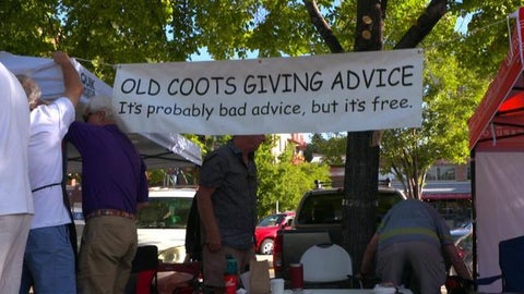 Old Coots giving advice: They call themselves Old Coots and they have ...