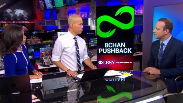 8chan struggles to stay online after links to mass shootings - CBS News
