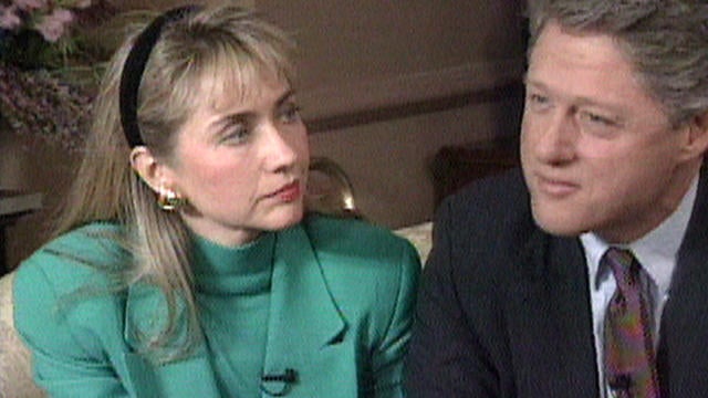 Hillary's first joint interview-- next to Bill in '92 - CBS News
