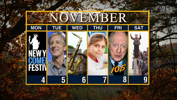 Calendar: Week of November 4 - CBS News
