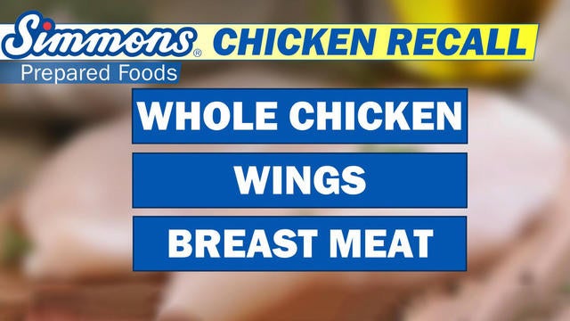 Chicken recall: Simmons Prepared Foods issues voluntary recall of more ...