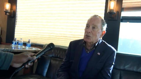 Mike Bloomberg interview: Bloomberg says "if it's Donald Trump vs ...