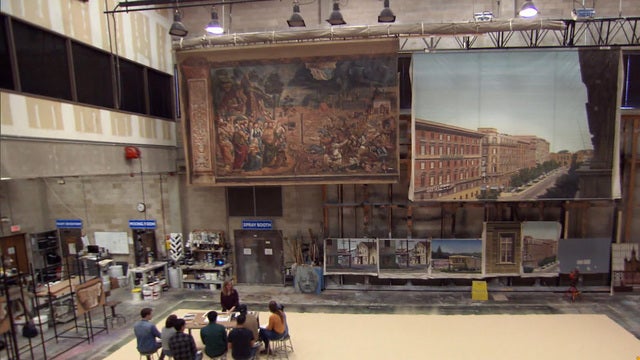 Backdrops, front and center: These massive paintings by unheralded ...