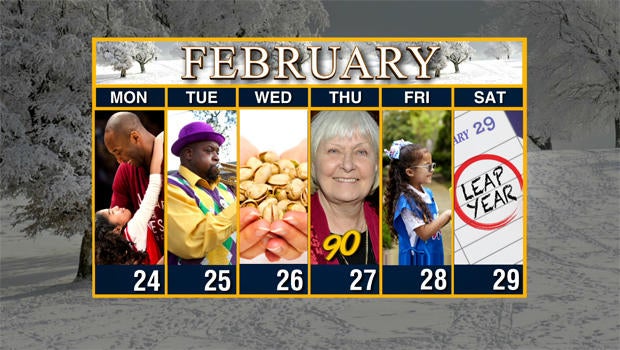 Calendar: Week of February 24 - CBS News