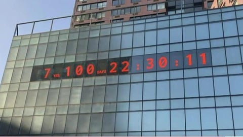 Colossal Climate Clock in New York City counts down to global deadline ...