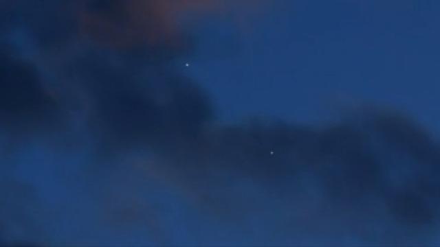 Rare three-planet conjunction of Mercury, Jupiter and Saturn to ...