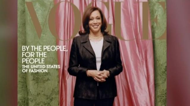 Controversy surrounds Kamala Harris' first Vogue cover - CBS News