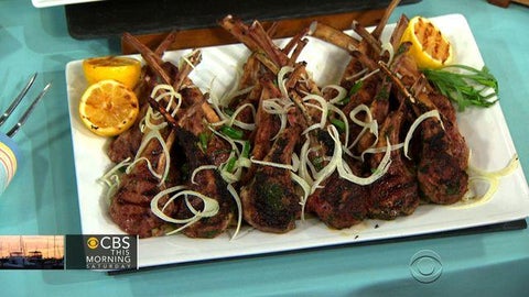 Chef Will Gilson's grilled spring lamb chops on THE Dish - CBS News