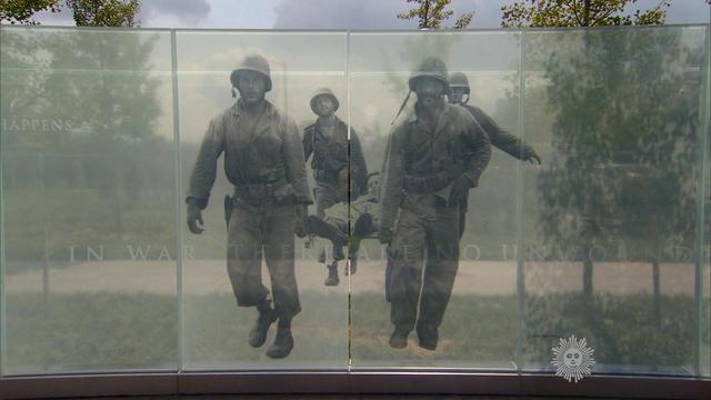 Building a monument to wounded warriors - CBS News