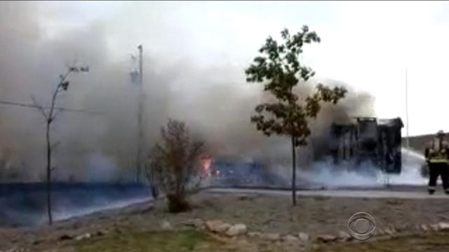 Fire at Flight 93 memorial site in Pennsylvania - CBS News