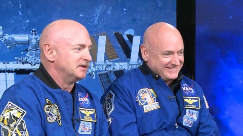 Twin astronauts Mark, Scott Kelly prepare for year-long mission - CBS News