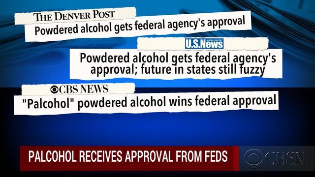"Palcohol" powdered alcohol wins federal approval - CBS News