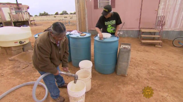 The Water Lady: A savior among the Navajo - CBS News