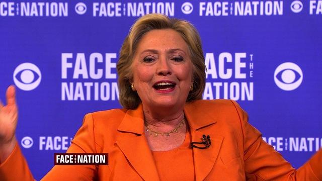 "I am a real person," Hillary Clinton says - CBS News